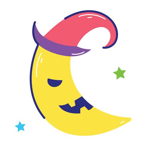 Trendy Moon Emoji 24626715 Vector Art At Vecteezy