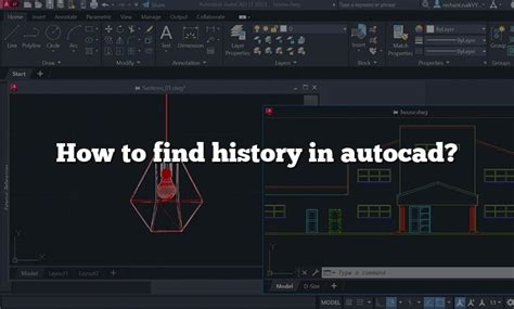 How To Find History In Autocad