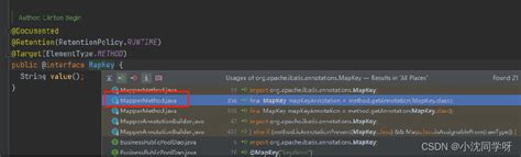Mybatis MapKey注解返回指定Map源码解析与用例 CSDN博客