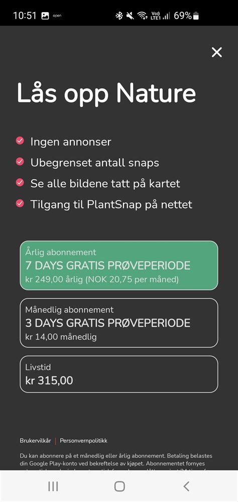 Ukens App PlantSnap Seniornett Norge