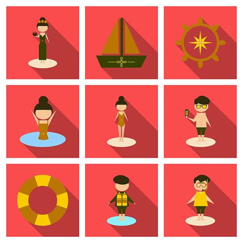 벡터에 사람들과 여름 시간 배너 디자인 Ai Eps Uidownload