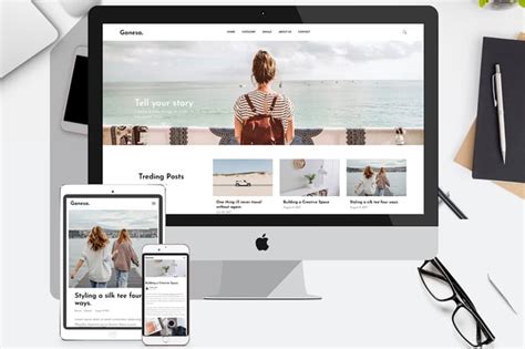 Ganesa Minimal Wordpress Personal Blog Theme Wp Themes Ft Article And Clean Envato
