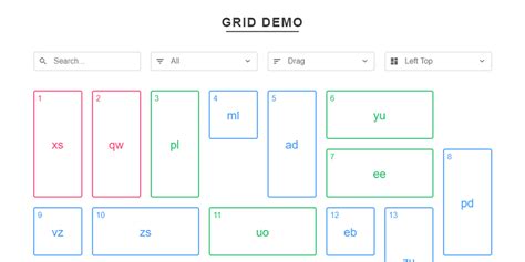 Draggable Grid Layouts With Muurijs Bypeople