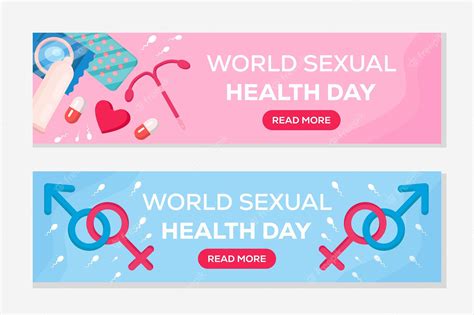 Premium Vector Banner World Sexual Health Day Illustration Set