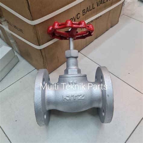 Jual Globe Valve Steam Cast Iron Flange Jis 10k 2 Inch DN50 Kitz