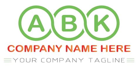 Premium Vector Abk Letter Logo Design