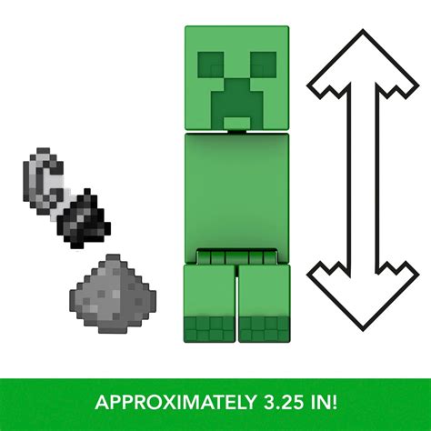 Minecraft Core 8cm Action Figure Creeper Smyths Toys Uk