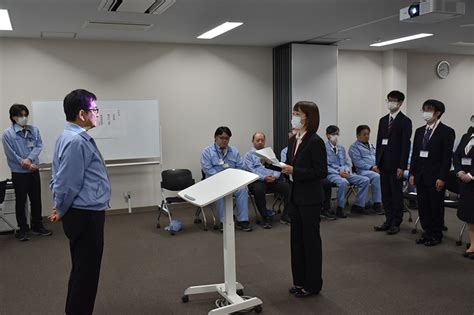 2024年度新入社員入社式を執り行いました アイシン東北株式会社