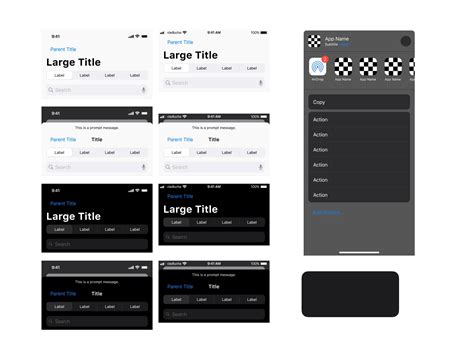 Ios Native Styles Ui Kit Freebie For Figma And Adobe Xd