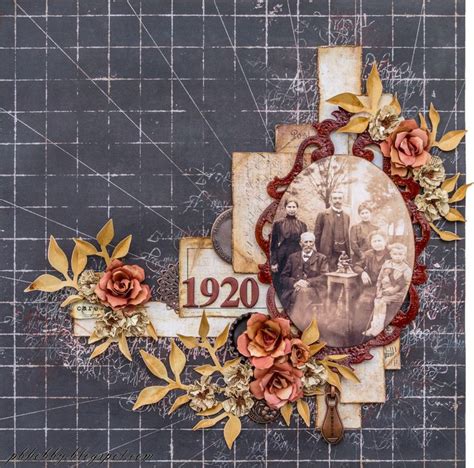 1920 Heritage Scrapbooking Vintage Scrapbook