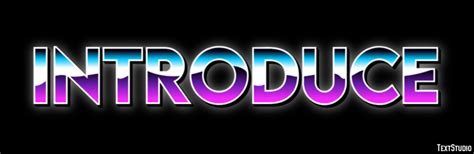 Introduce Text Effect And Logo Design Word