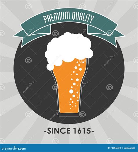 Ícone Do Vidro De Cerveja Projeto Da Bebida E Da Bebida Gráfico De