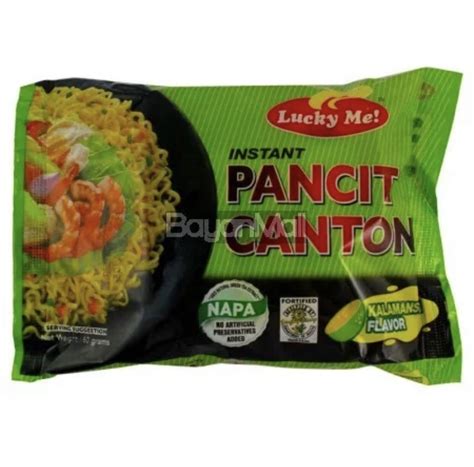 Lucky Me Instant Pancit Canton Kalamansi Flavor G Bayanmall Online Shopping