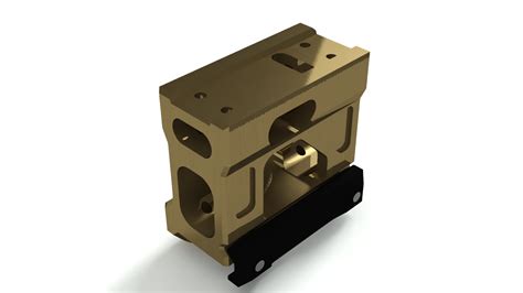 🔫 Unity Fast Mount For Micro T2t2 Dot Sight・ Stl File For ・cults