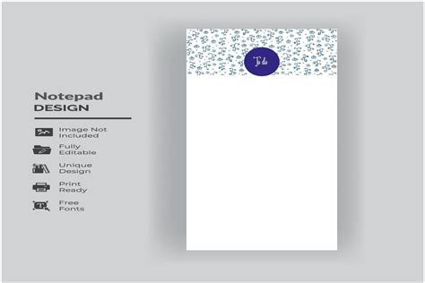 Standard Notepad Design Graphic By Alamgir6663ff Creative Fabrica