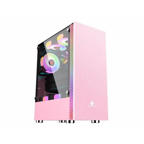 Case GameKM Rosado l ATX Mid-Tower Disponible en Rinconcito Gamer