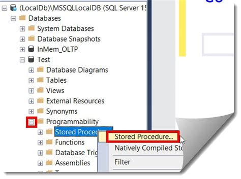 how to save stored procedure in sql server