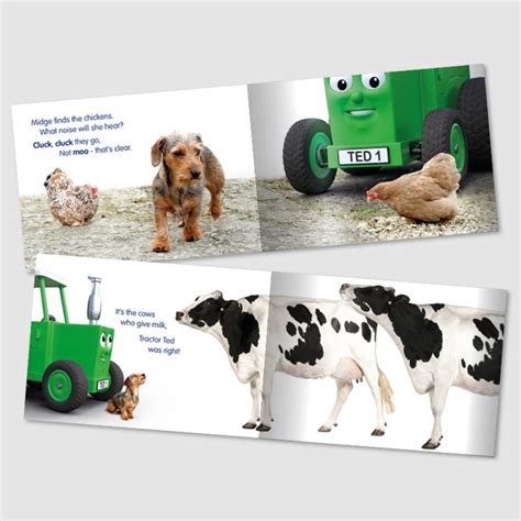 Tractor Ted Who Goes Moo Book Clapham Agricultural Engineering