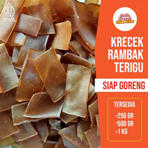 Jual Kerupuk Rambak Terigu Mentah Renyah Gurih Enak Shopee Indonesia