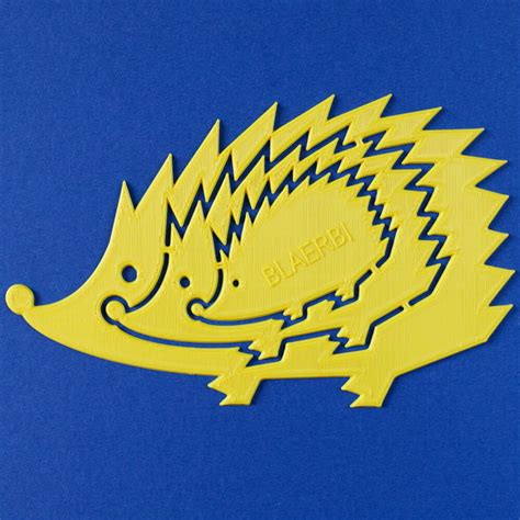 Igel Schablone
