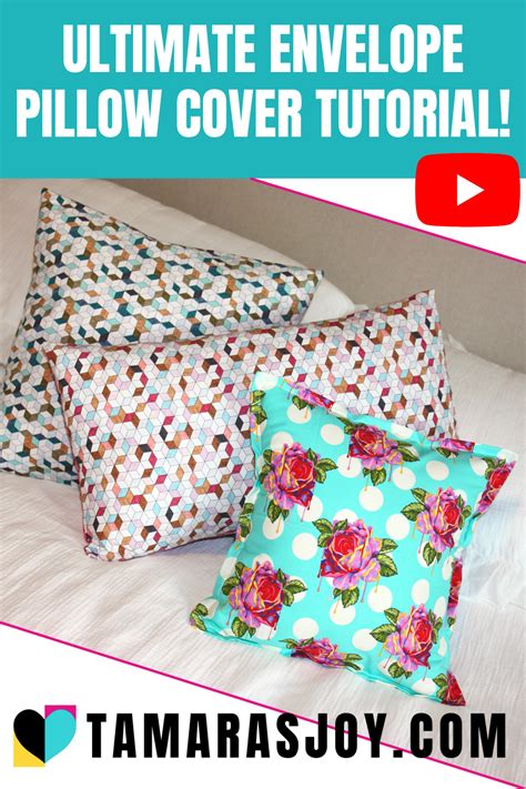 The Ultimate Envelope Pillow Cover Tutorial Pillow Covers Tutorial Pillow Covers Pattern Diy