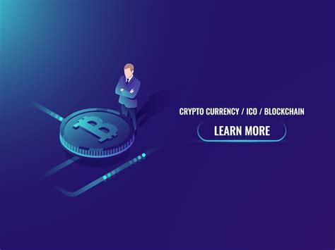 Free Vector Isometric Bitcoin Investment And Mining Cryptocurrency