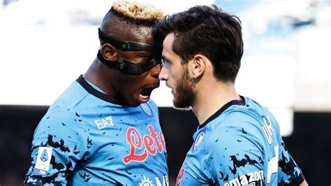 Calcio Napoli Kvaratskhelia E Osimhen Questione Di Feeling