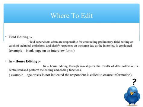 Editing In Research Methodology PPT