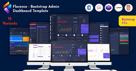 Florence Dark RTL Bootstrap Admin Dashboard Admin Panel