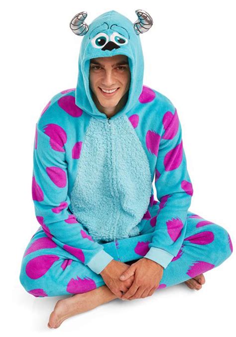 Monsters Inc Adult Sulley Union Suit Costume Disney Costumes