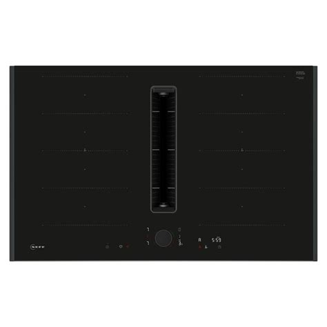 Neff N90 V68aux4c0 80cm Black Electric Induction Hob With Integrated Extractor Howdens