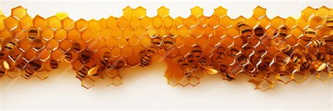 Honeycomb Border Premium Ai Generated Image