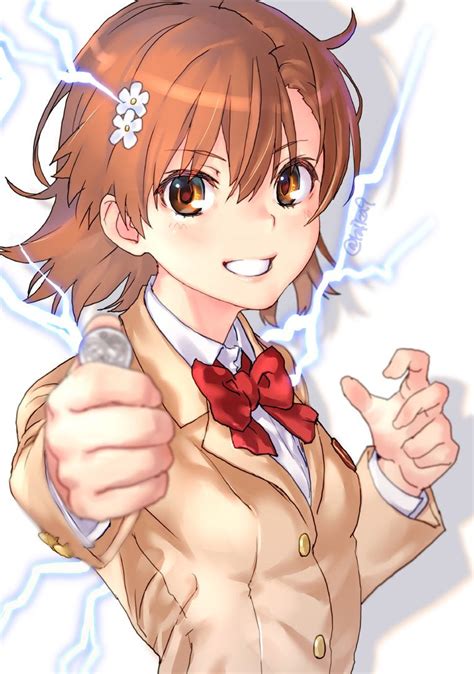 Misaka Firing Her Railgun Rtoarumajutsunoindex