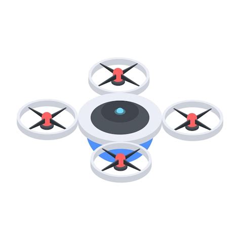 Premium Vector Drone Technology Isometric Icon