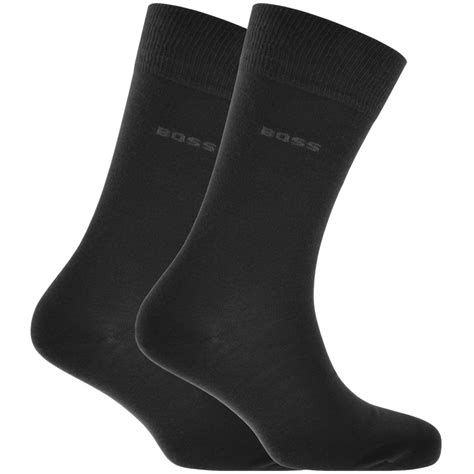 Boss 2 Pack Socks Black Mainline Menswear