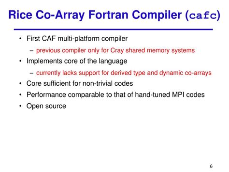 Ppt A Multi Platform Co Array Fortran Compiler Powerpoint