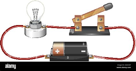 Science Experiment Of Electric Circuit Stock Vector Image And Art Alamy