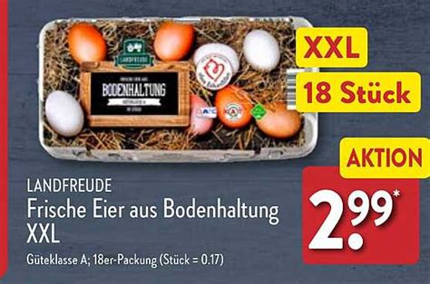 Landfreude Frische Eier Aus Bodenhaltung Xxl Angebot Bei ALDI Nord 1Prospekte De