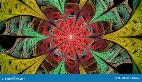 Computer Generated Image For Elegant Background Or High Tech Design Stock Illustration