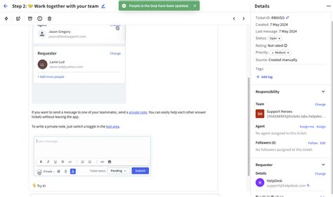 Adding More Message Recipients In HelpDesk HelpDesk Help Center