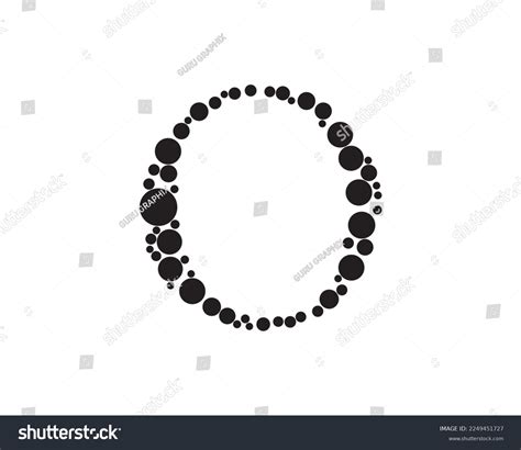 O Letter Logo Design Simple Black Stock Vector Royalty Free Shutterstock