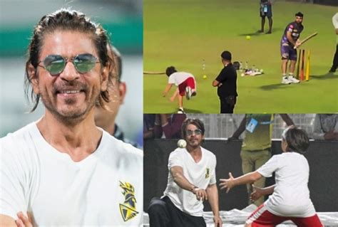 Shah Rukh Khan Son Abram Bowls To Rinku Singh After Cricket Lessons
