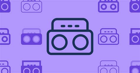 Boombox Light Icon Font Awesome