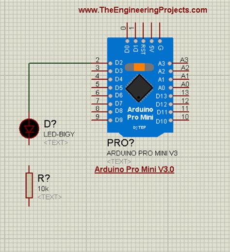 Arduino Pro Mini Library For Proteus V30 The Engineering Projects