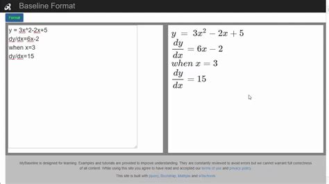 Format An App For Formatting Mathematical Expressions Youtube