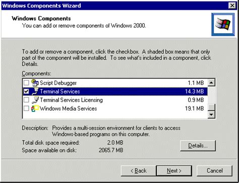 Terminal Services Remote Control Your W K Server