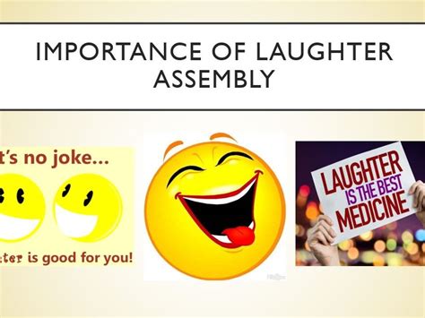 The Importance Of Laughter Assembly Teaching Resources