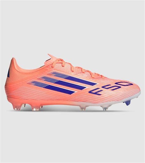 Adidas F50 League Fg Mg Mens Football Boots Beam Orange Lucid Blue