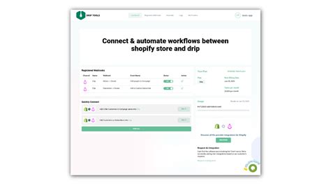 Drip Tools Shopify Automation And Workflows Shopify App Store