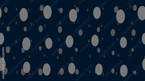 Ellipse Symbols Float Horizontally From Left To Right Parallax Fly